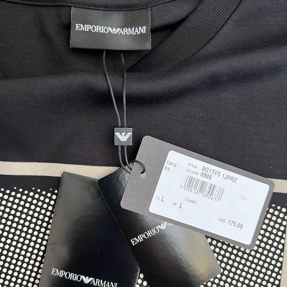 Emporio Armani | Shirts | New Mens Emporio Armani Signature Logo Tshirt ...